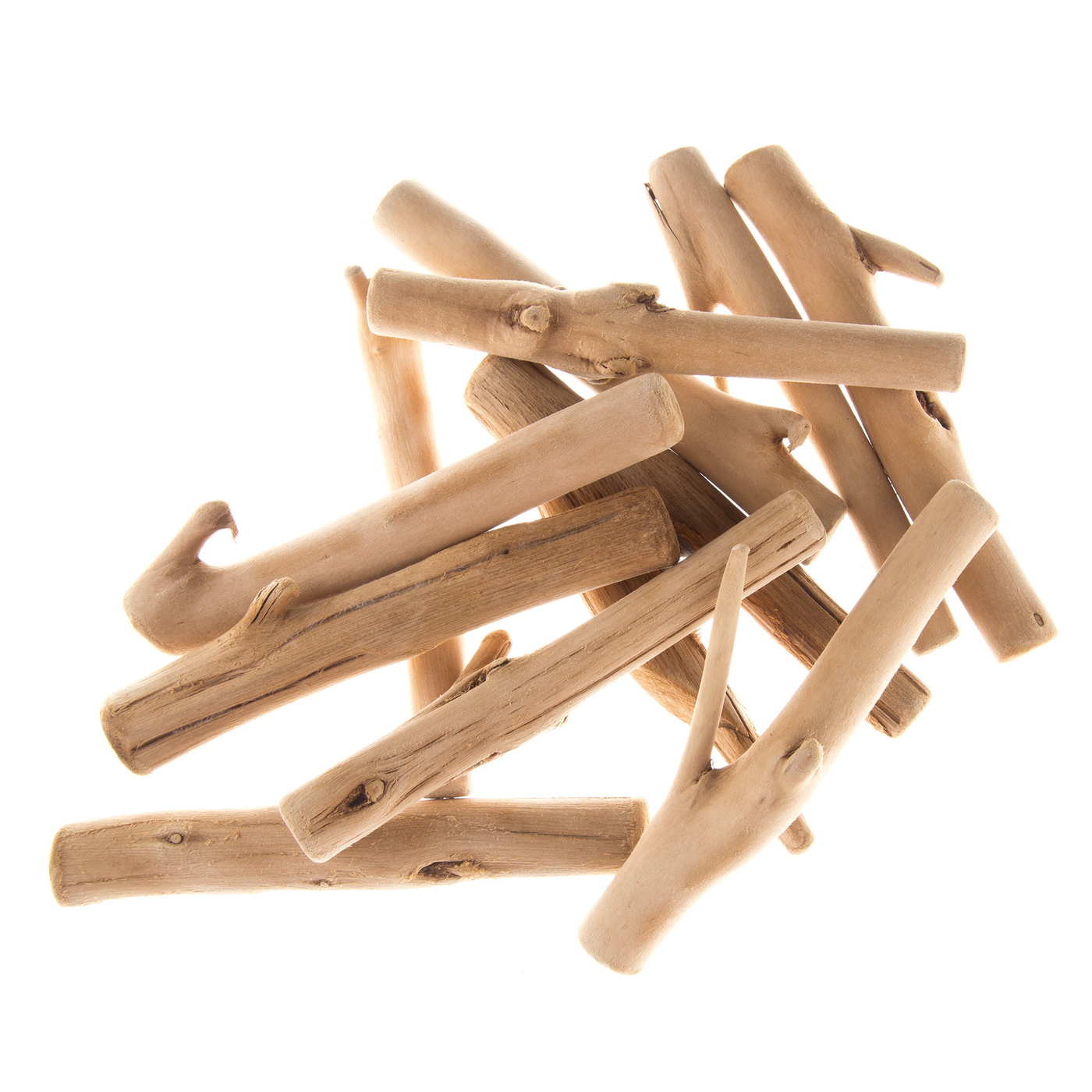 25 Piece Driftwood Bundle Wood Craft Supplies & Tools etna.com.pe